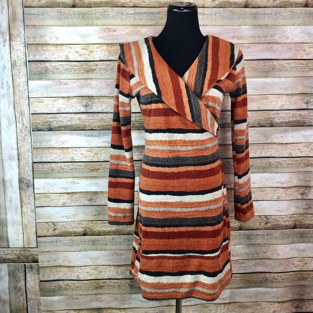 P Luca Milano Wool Dress - Gem